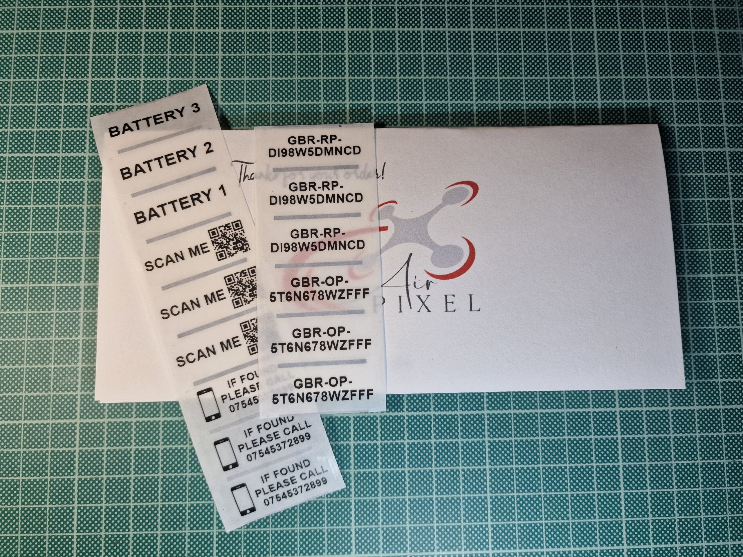 Operator ID Stickers - AirPixel