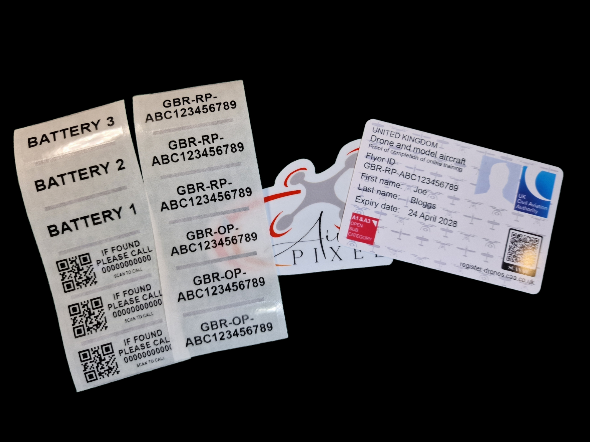 AirPixel | Drone Operator ID Stickers